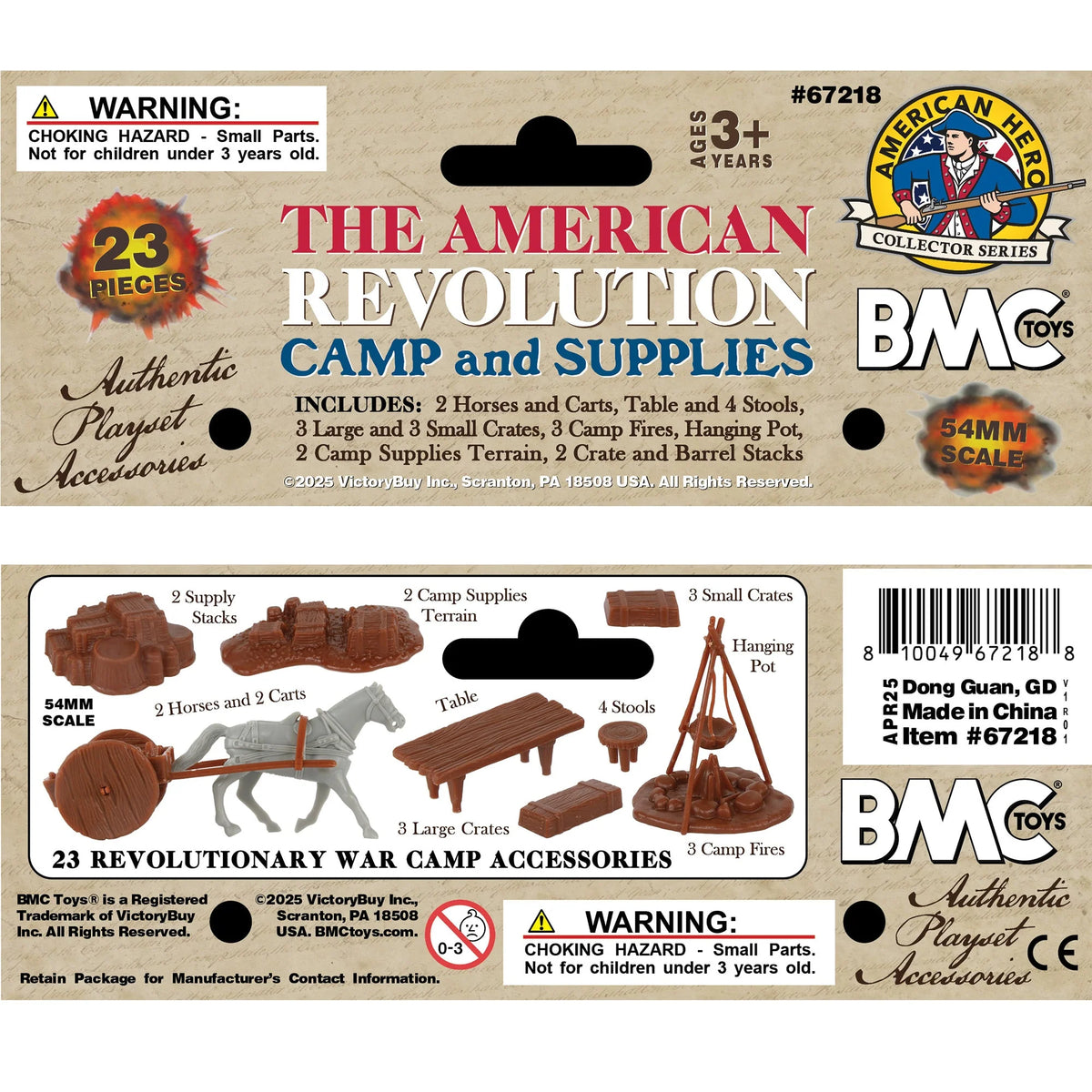BMC American Revolution Camp Accessories 2-Wheeled Cart Set – MicShaun's Closet