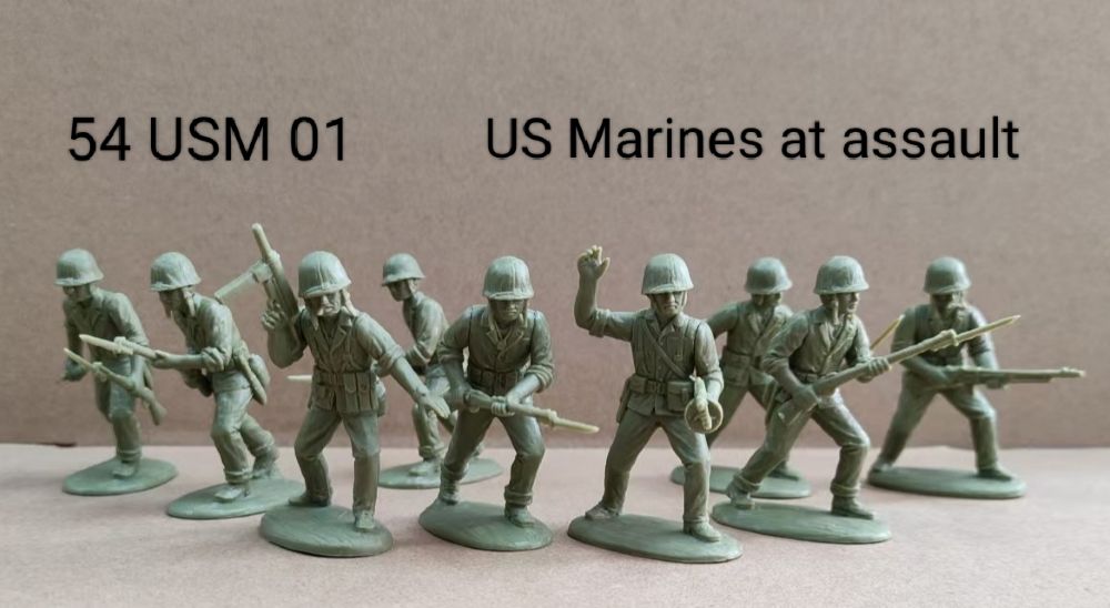 Expeditionary Force World War II US Marines Assault Set 54-USM-01 ...