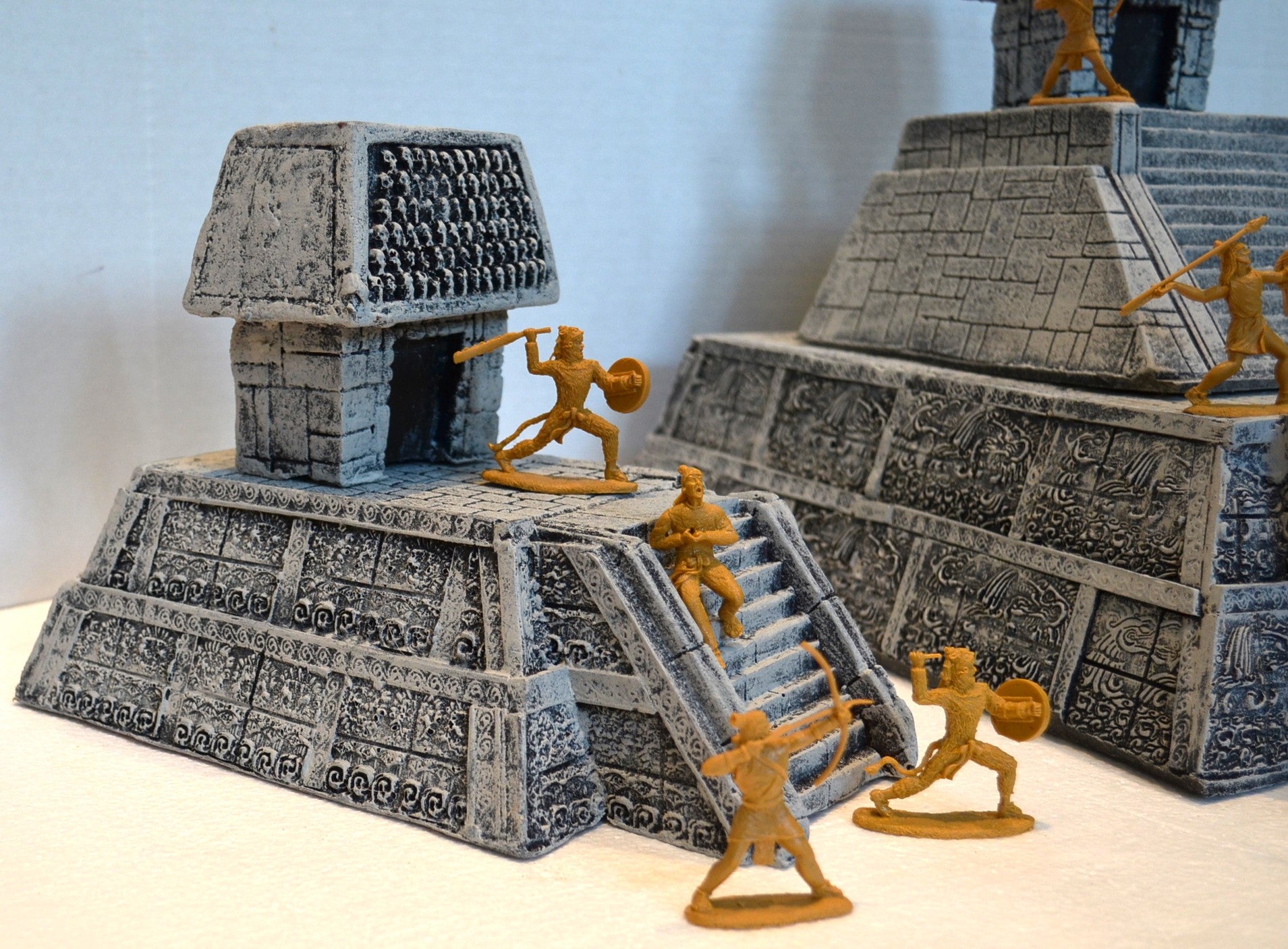LOD Barzso Unpainted Aztec Pyramids Temple Full Set – MicShaun's Closet