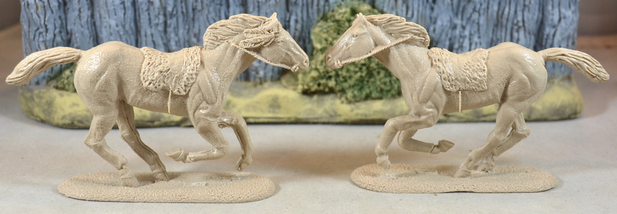 LOD Barzso Mounted Sioux Plains Indian Warriors Buffalo Hunt Tan ...