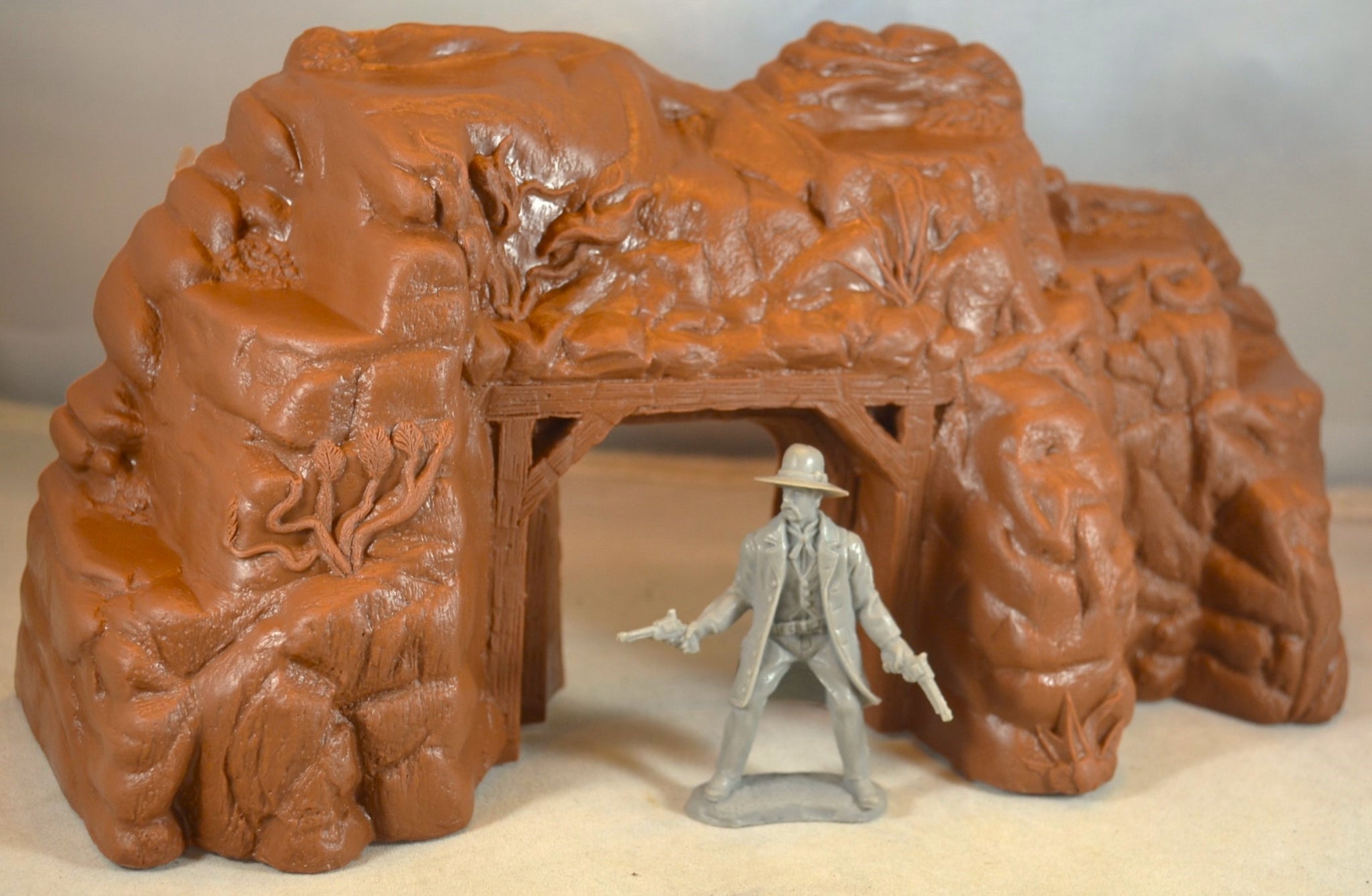 Marx Western Gold Mine Cave Set Brown BMC – MicShaun's Closet