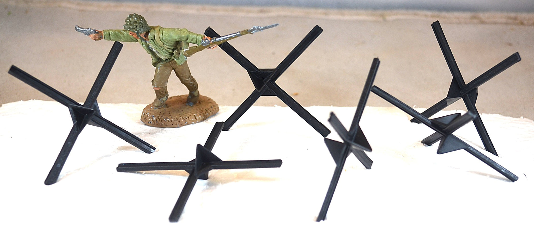 BMC WWII D-Day Hedgehog Traps – MicShaun's Closet