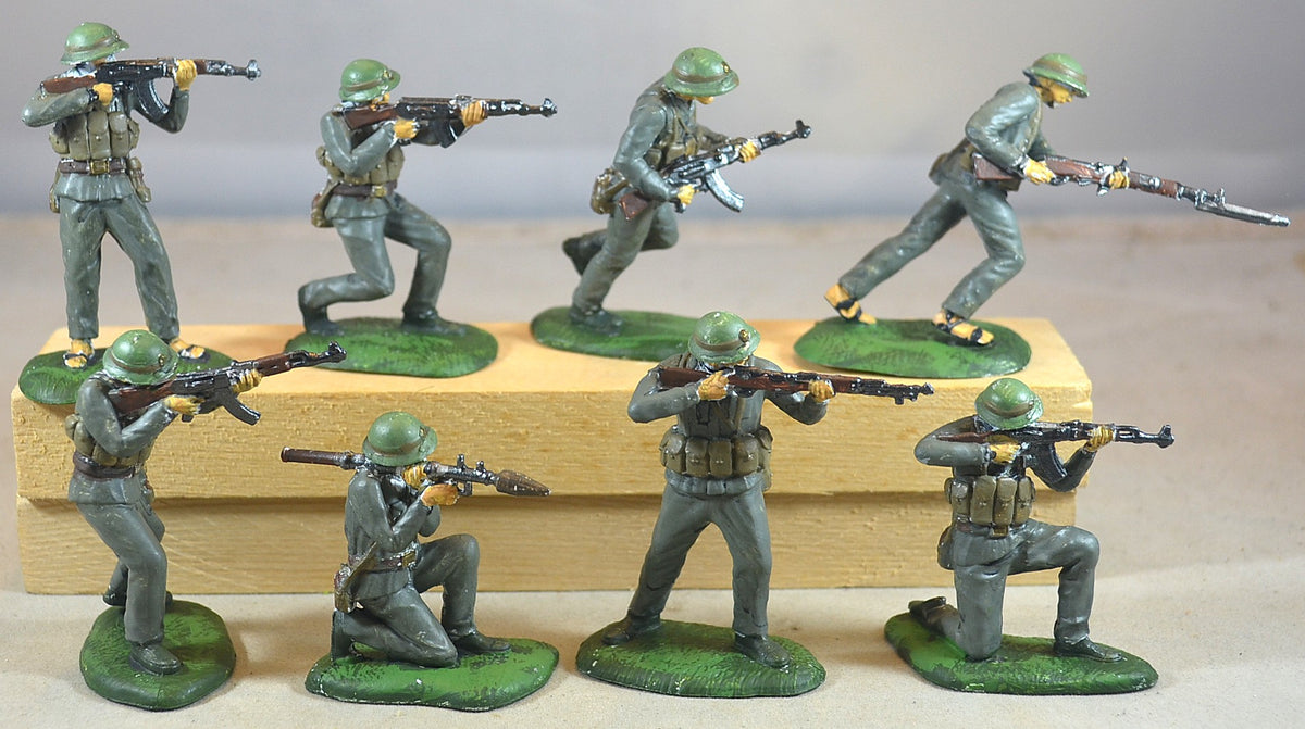 TSSD Painted Vietnam War NVA North Vietnamese Infantry 8 PC Set Lot 2 ...