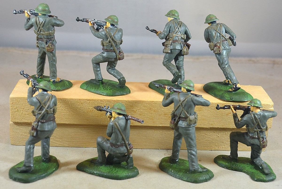 TSSD Painted Vietnam War NVA North Vietnamese Infantry 8 PC Set Lot 2 ...