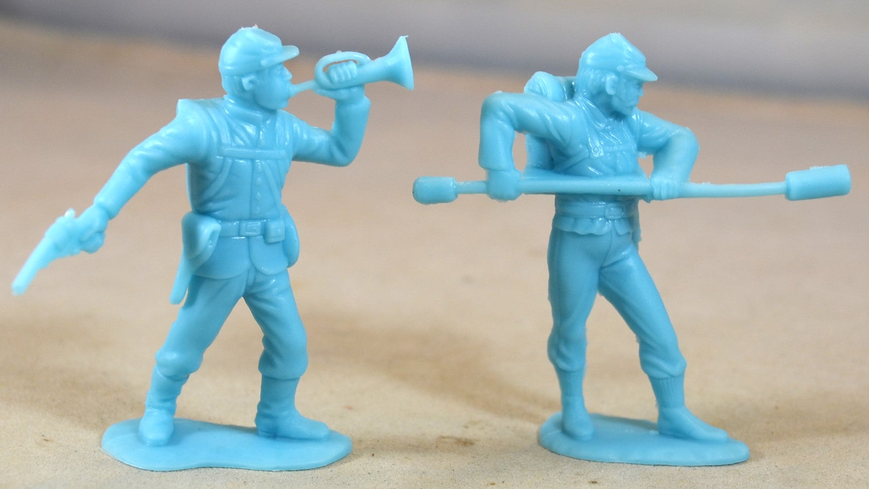 BMC Marx Civil War Union Infantry Light Blue 15 Figures – MicShaun's Closet