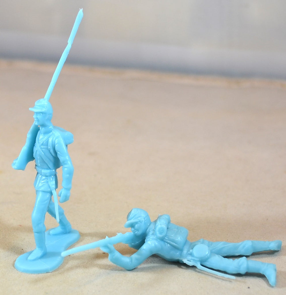 BMC Marx Civil War Union Infantry Light Blue 15 Figures – MicShaun's Closet