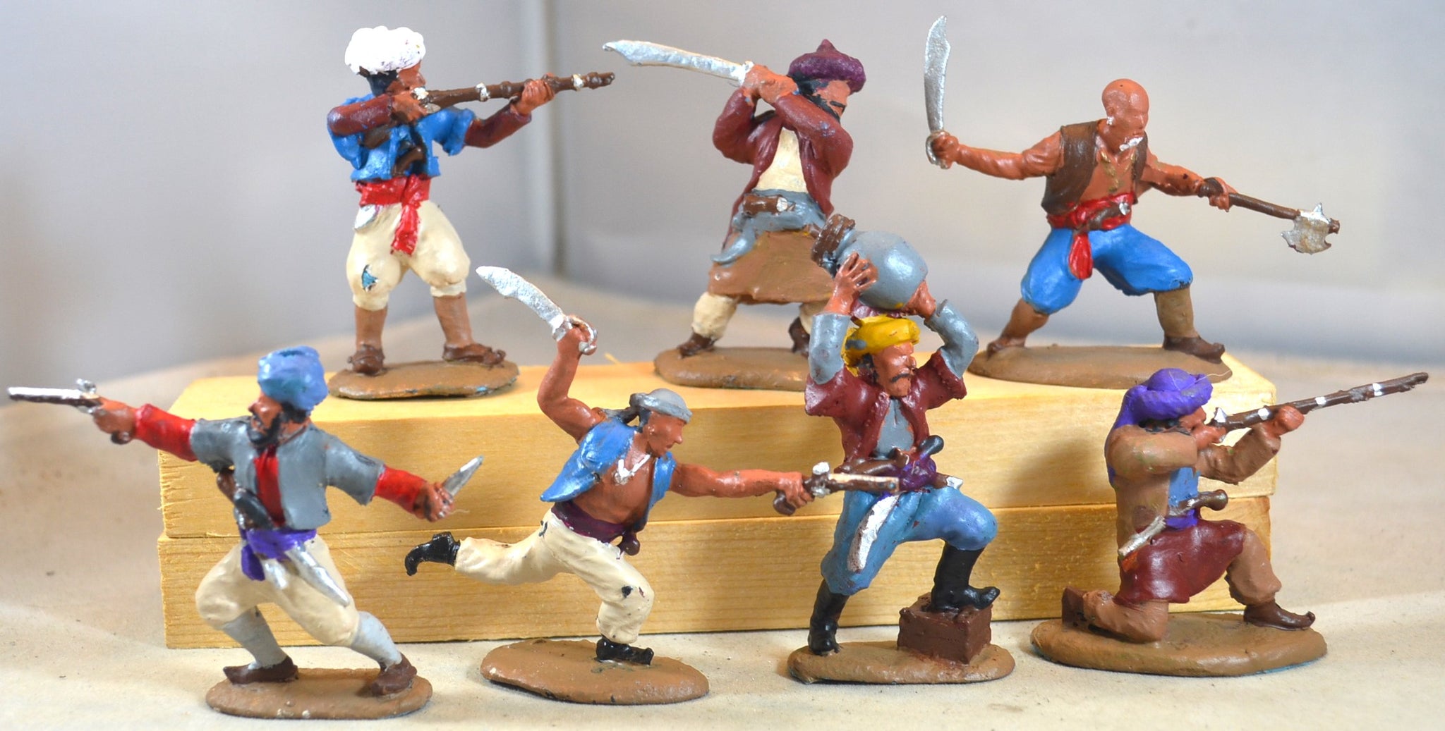 LOD Barzso Shores of Tripoli Playset Painted Barbary Pirates Lot 2 ...