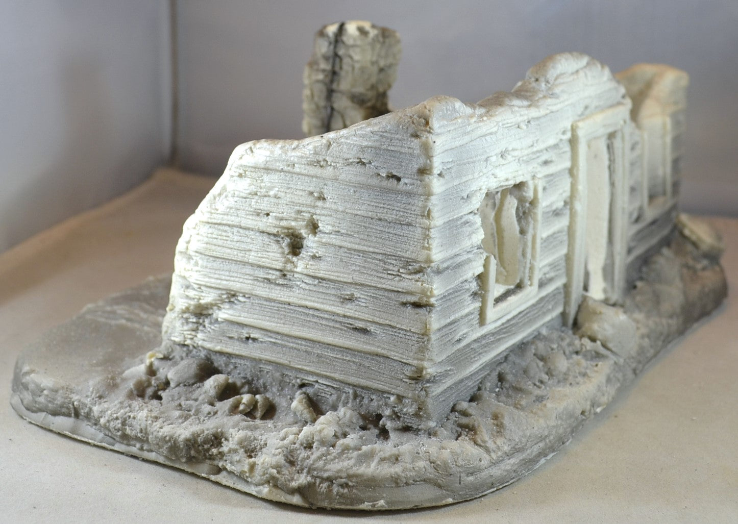 TSSD Unpainted Battle Damaged House/Cabin Stalingrad Playset TS116UN ...