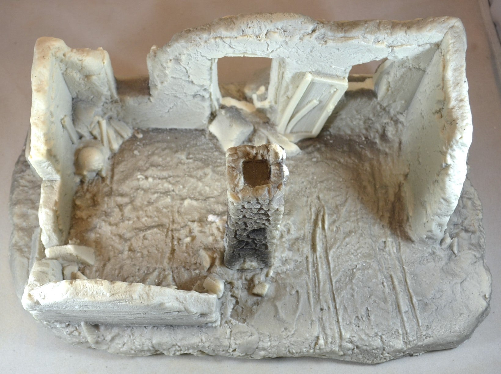 TSSD Unpainted Battle Damaged House/Cabin Stalingrad Playset TS116UN ...