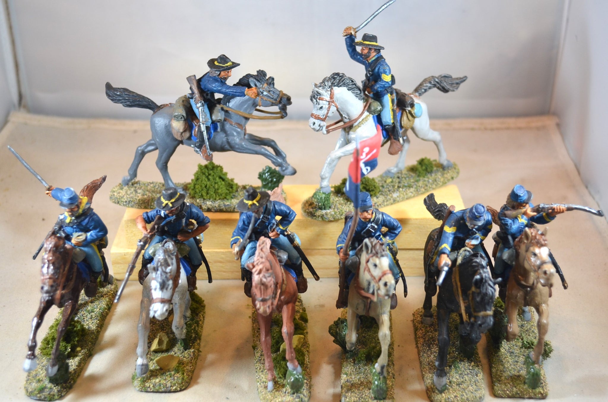 TSSD Painted US Union Cavalry with Horses Set #10 – MicShaun's Closet