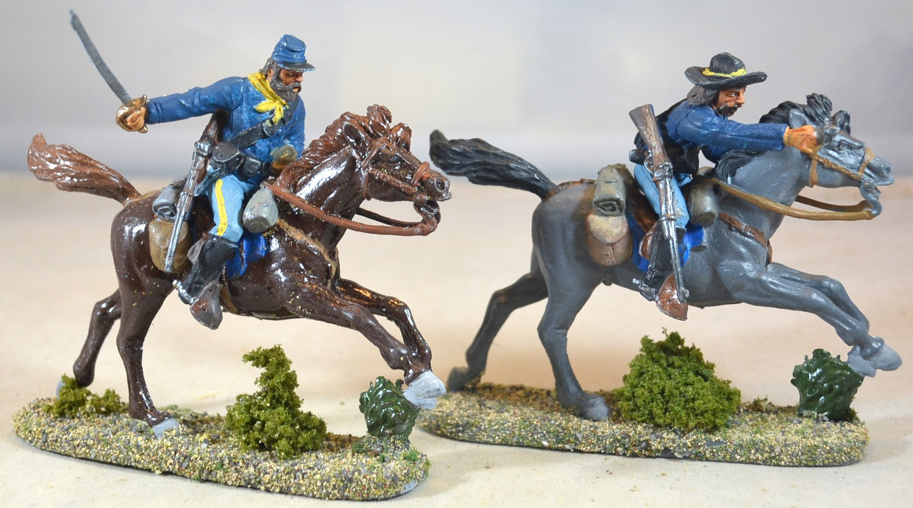 TSSD Painted US Union Cavalry with Horses Set #10 – MicShaun's Closet