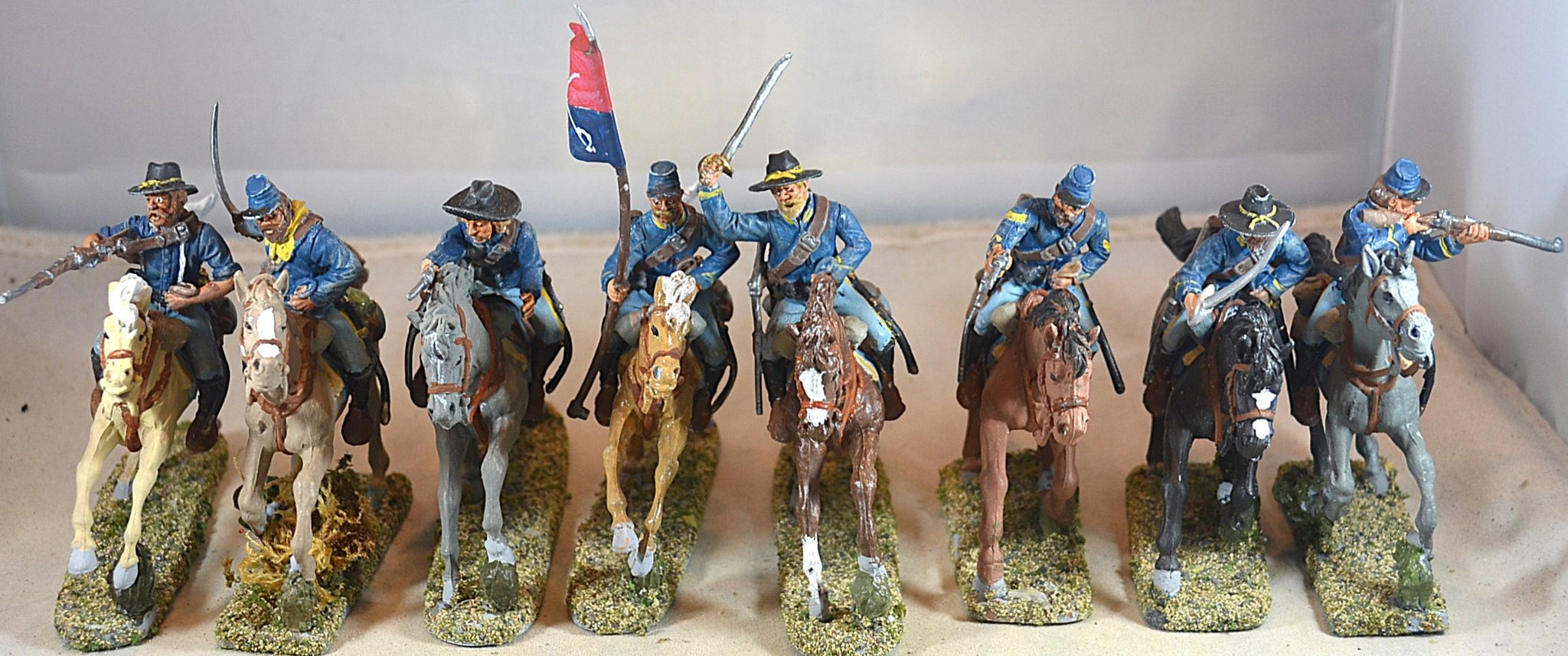TSSD Painted US Union Cavalry with Horses Set #10 – MicShaun's Closet