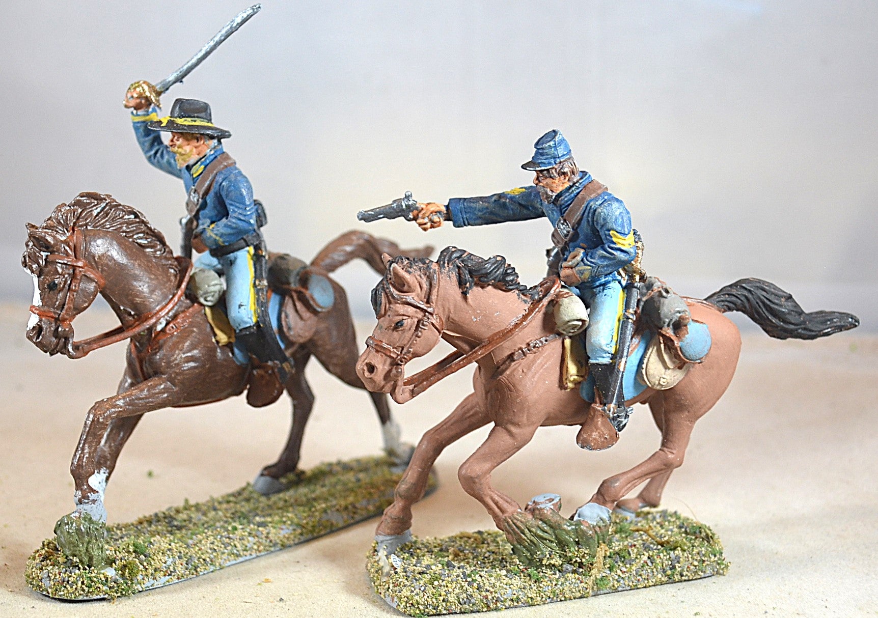 TSSD Painted US Union Cavalry with Horses Set #10 – MicShaun's Closet
