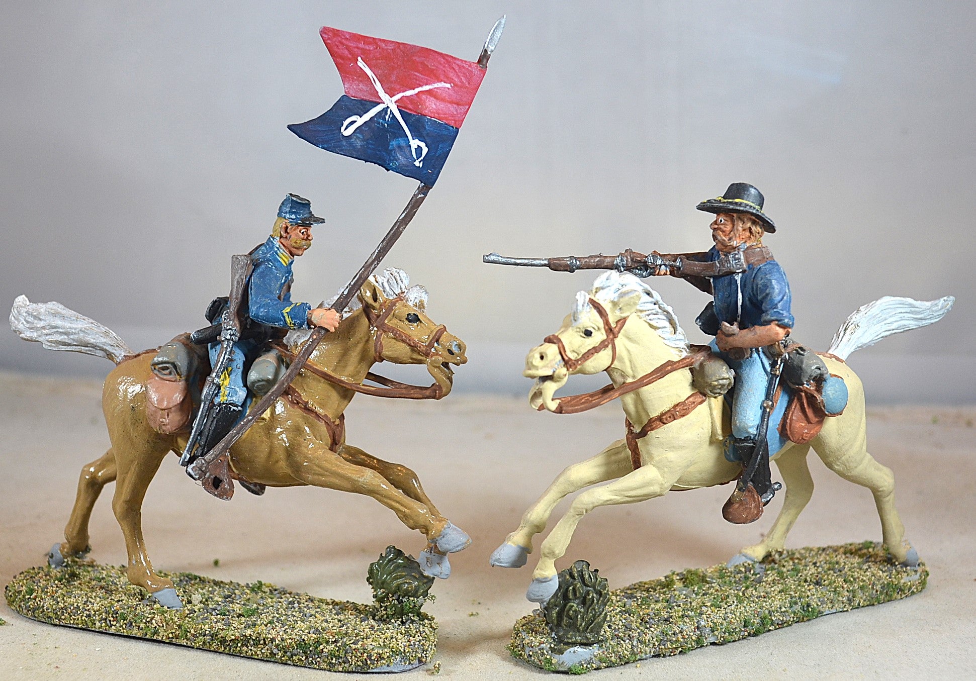 TSSD Painted US Union Cavalry with Horses Set #10 – MicShaun's Closet