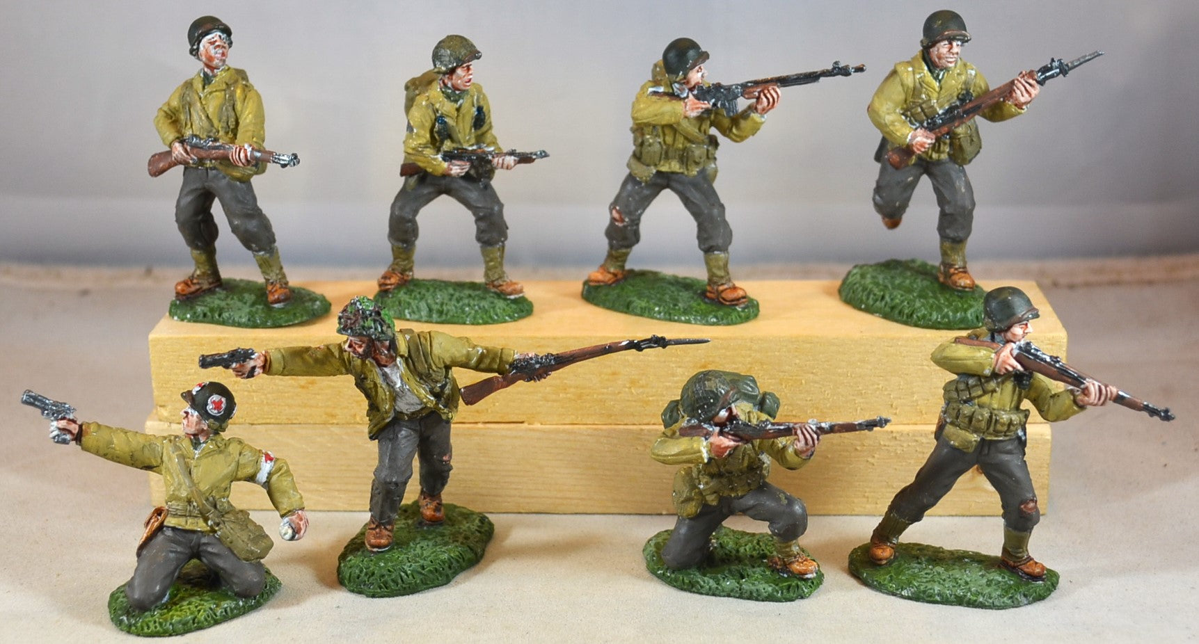 TSSD WWII Painted US Infantry Set #3 – MicShaun's Closet
