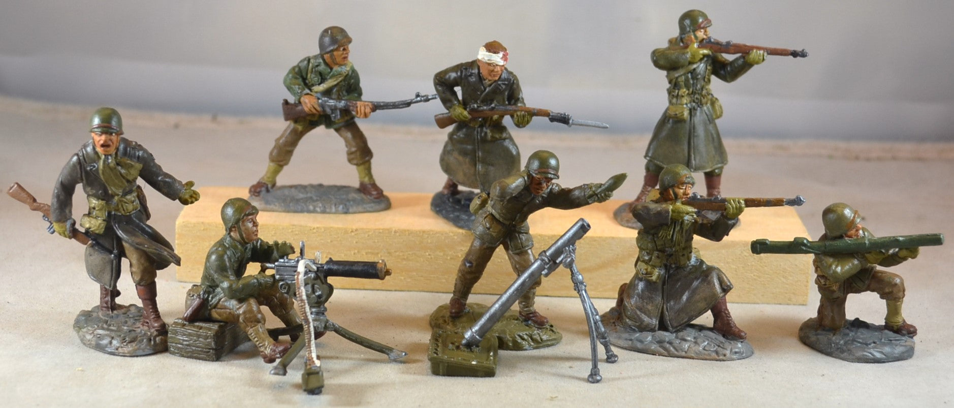 TSSD Painted US Infantry Fire Support 8 Piece Set – MicShaun's Closet