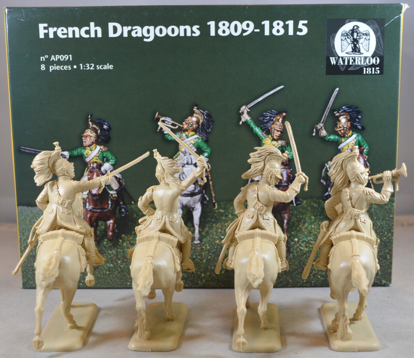 Waterloo 1815 Napoleonic Wars French Dragoons 1809-1815 1:32 AP091 ...