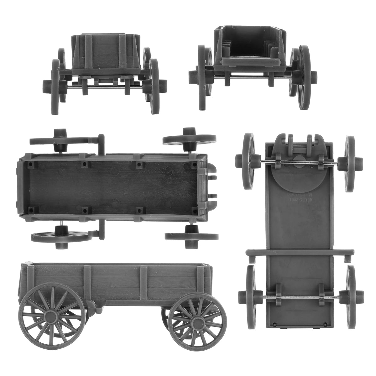Classic Toy Soldiers Civil War Ambulance Wagon with Four (4) Horses an ...