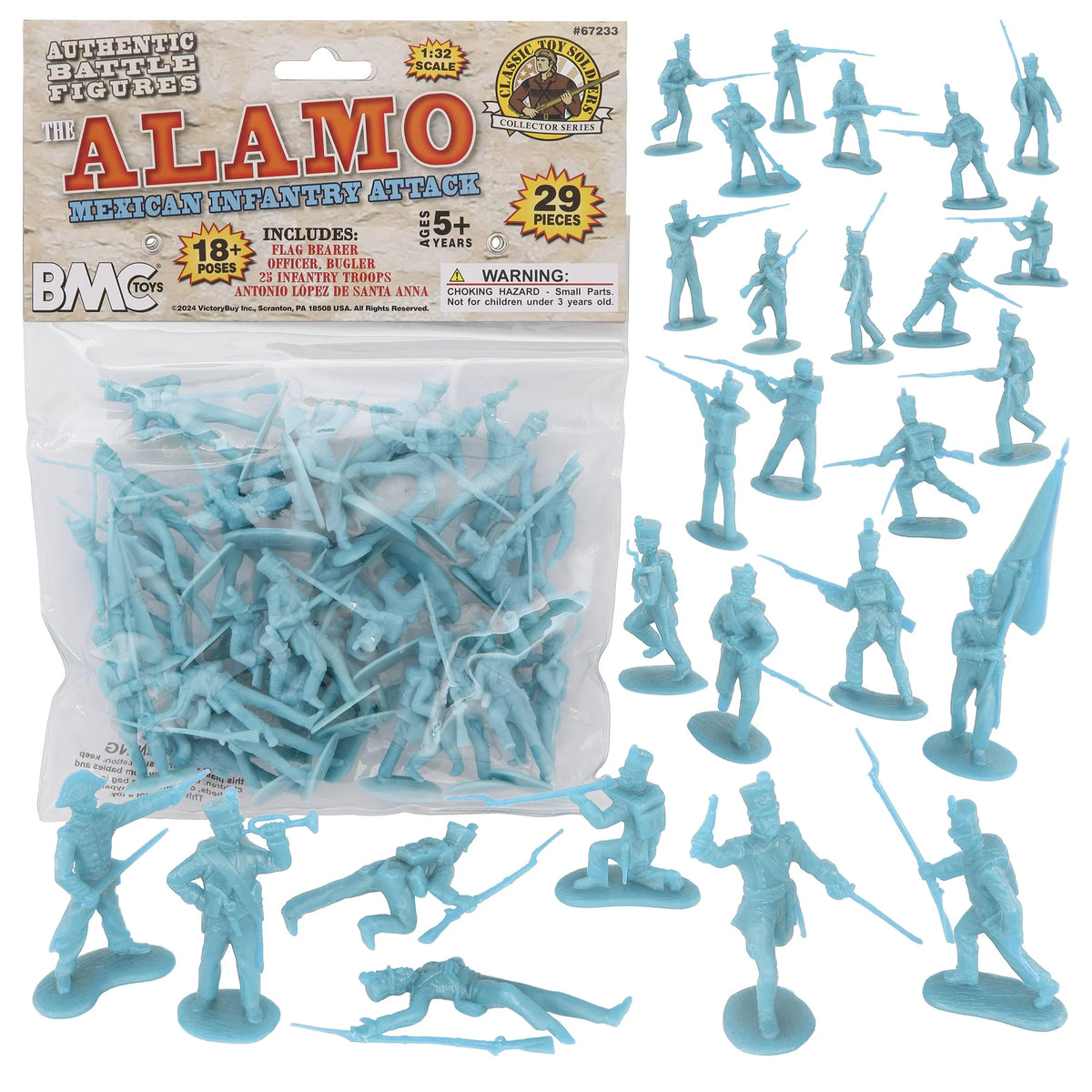BMC CTS Alamo Mexican Infantry Light Blue – MicShaun's Closet
