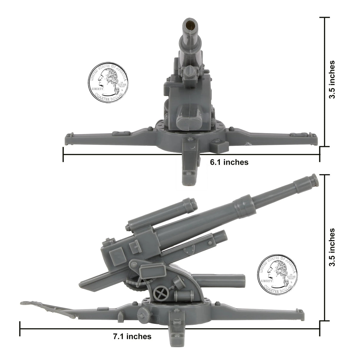 Marx CTS WWII German 88MM Flak Gun Artillery and Crew – MicShaun's Closet