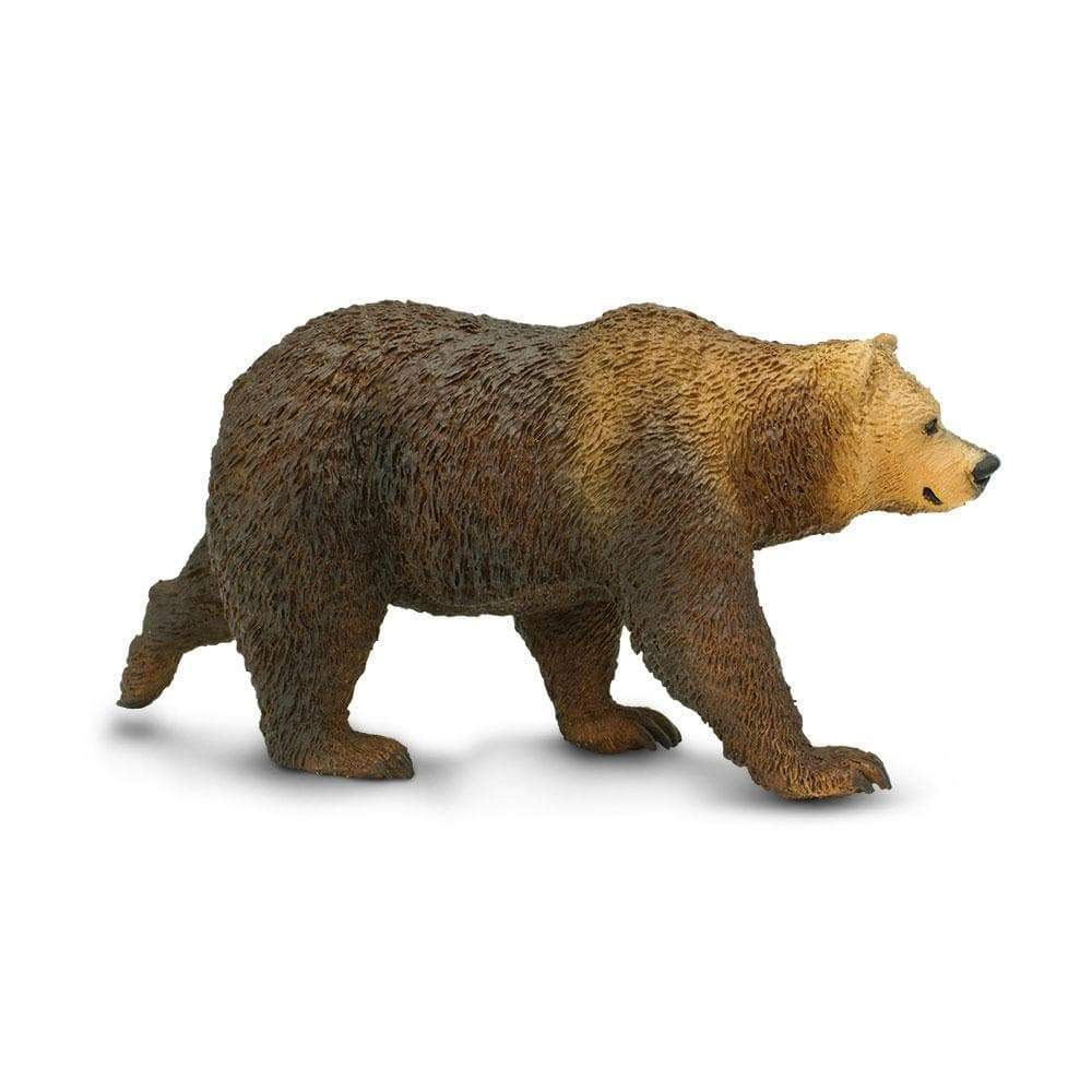 Safari Ltd. Painted Grizzly Bear Walking on All Fours Revenant 181329 ...
