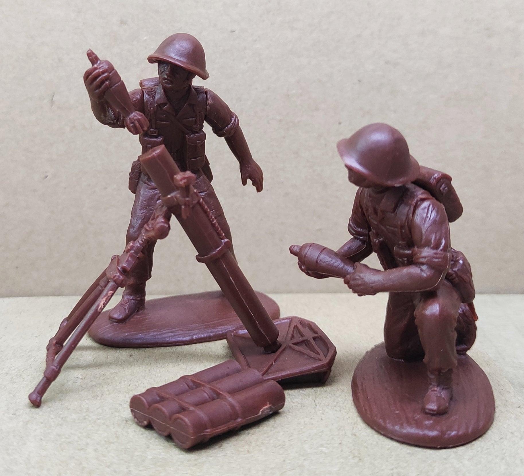 Expeditionary Force World War II British Mortar Section Turtle Helmets ...