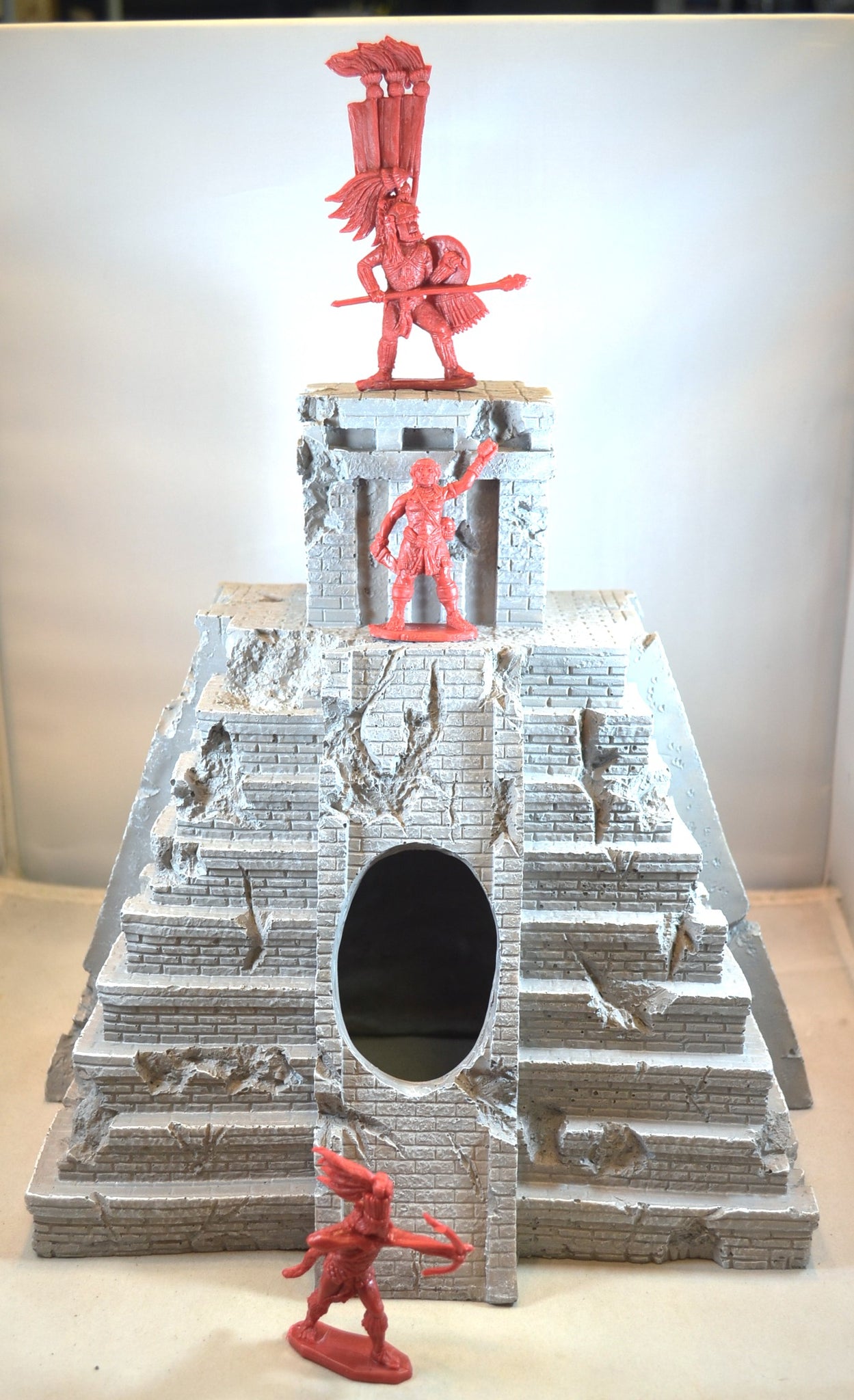 Painted Aztec Mayan Pyramid Temple – MicShaun's Closet