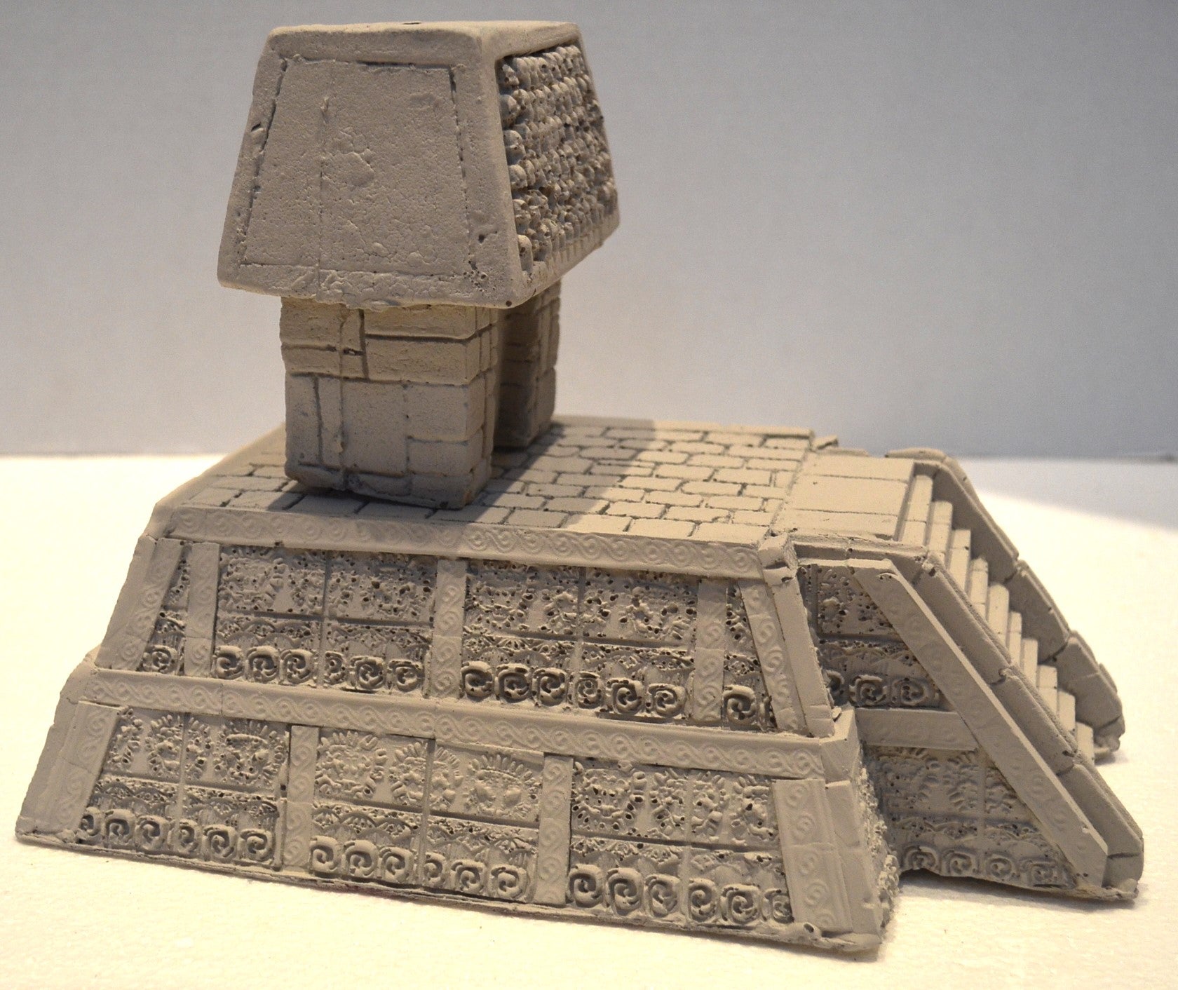 LOD Barzso Unpainted Aztec Small Temple Pyramid – MicShaun's Closet