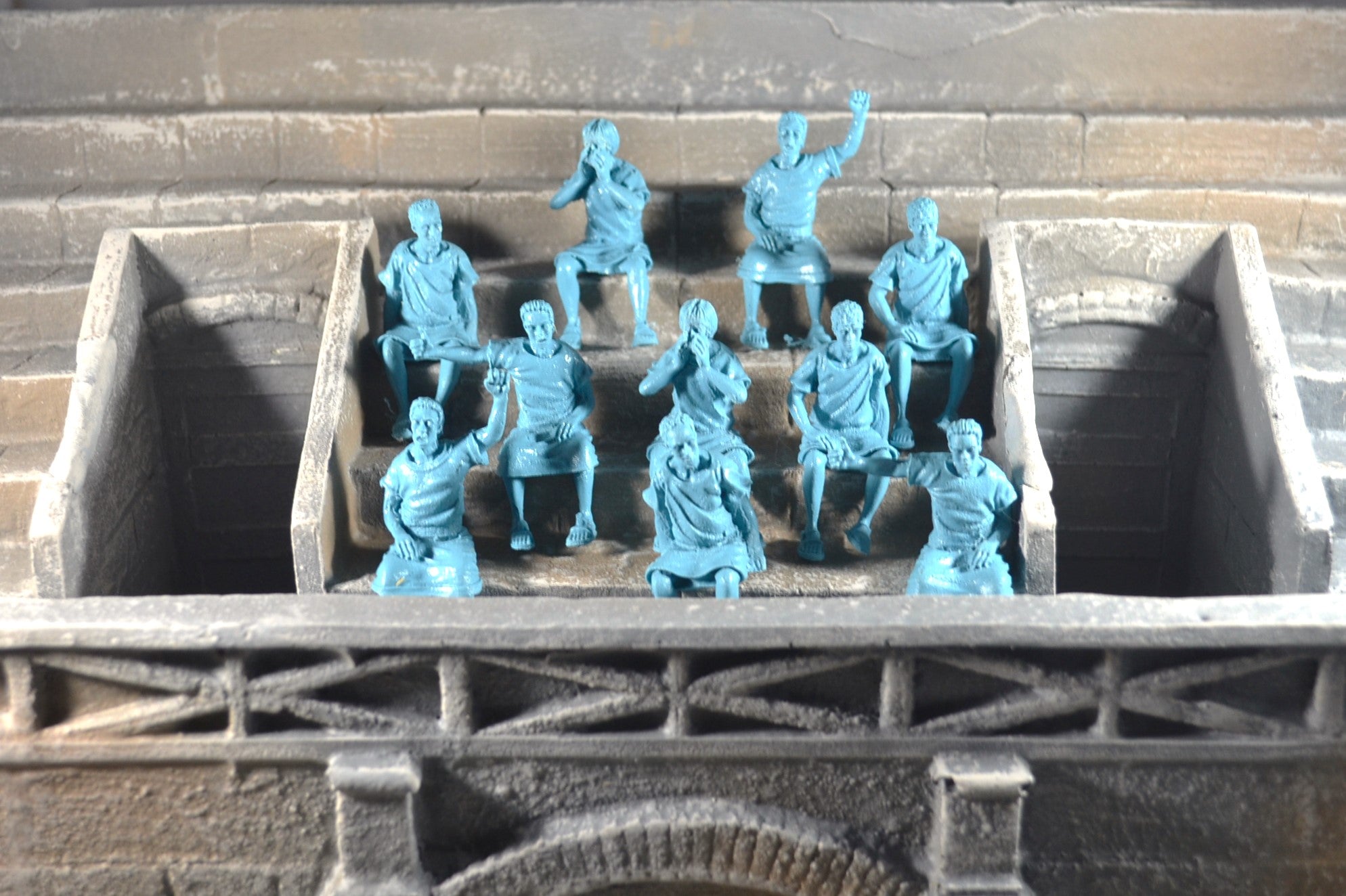 LOD Barzso Roman Colosseum Spectator Figures Light Blue – MicShaun's Closet
