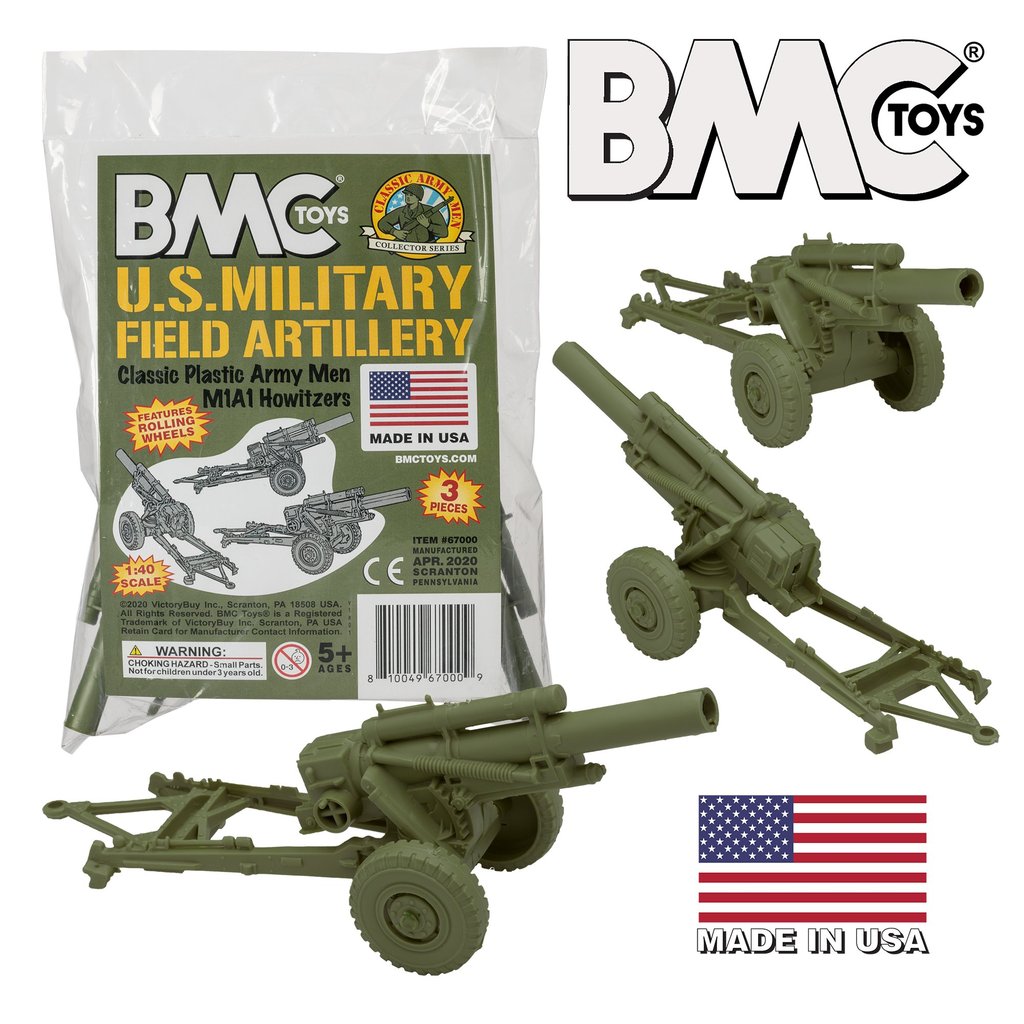 BMC Marx WWII US M1A1 Howitzer Field Artillery Green – MicShaun's Closet