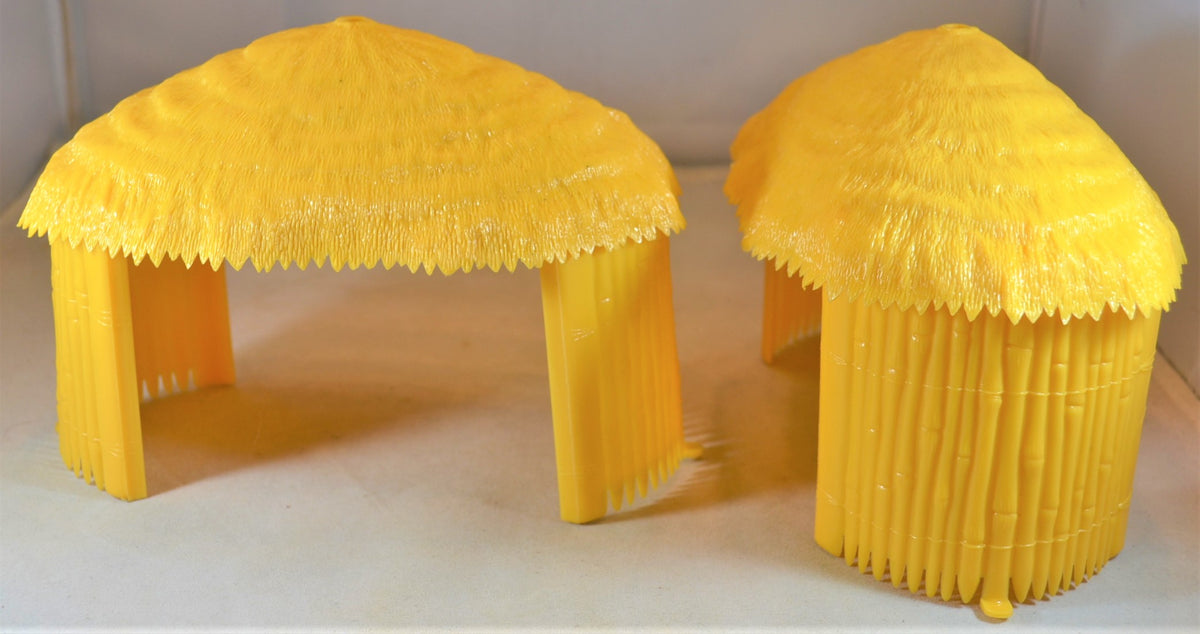 MPC African Zulu Warriors Jungle Hut - Set of 2 Huts – MicShaun's Closet