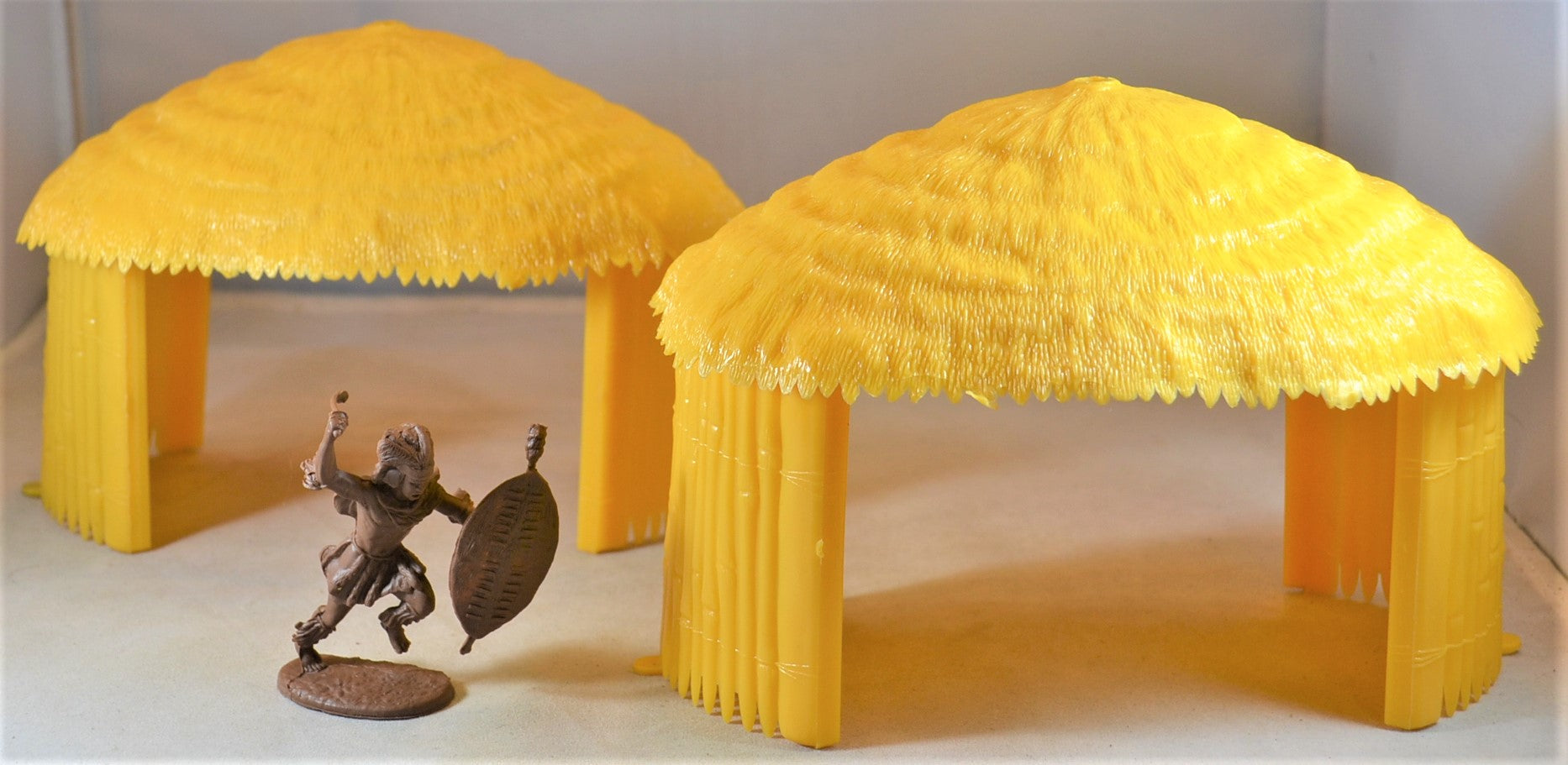 MPC African Zulu Warriors Jungle Hut - Set of 2 Huts – MicShaun's Closet