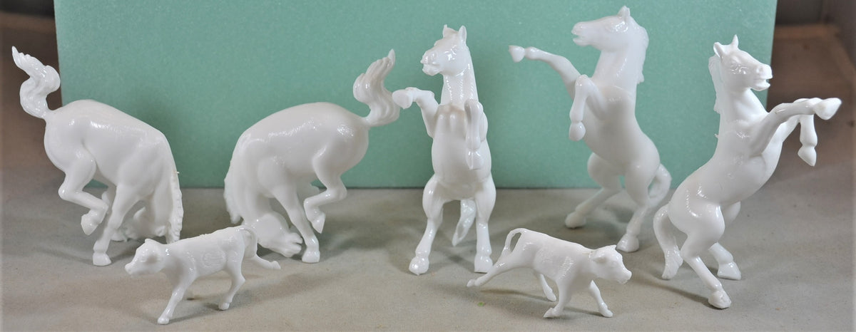 Marx Western Bucking Bronco Horses with Calves – MicShaun's Closet