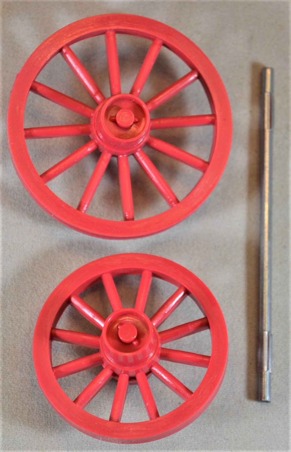 Marx Western Stagecoach Wagon Wheels Red – MicShaun's Closet