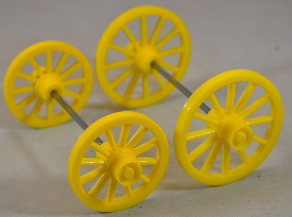 Marx Western Stagecoach Wagon Wheels Yellow – MicShaun's Closet