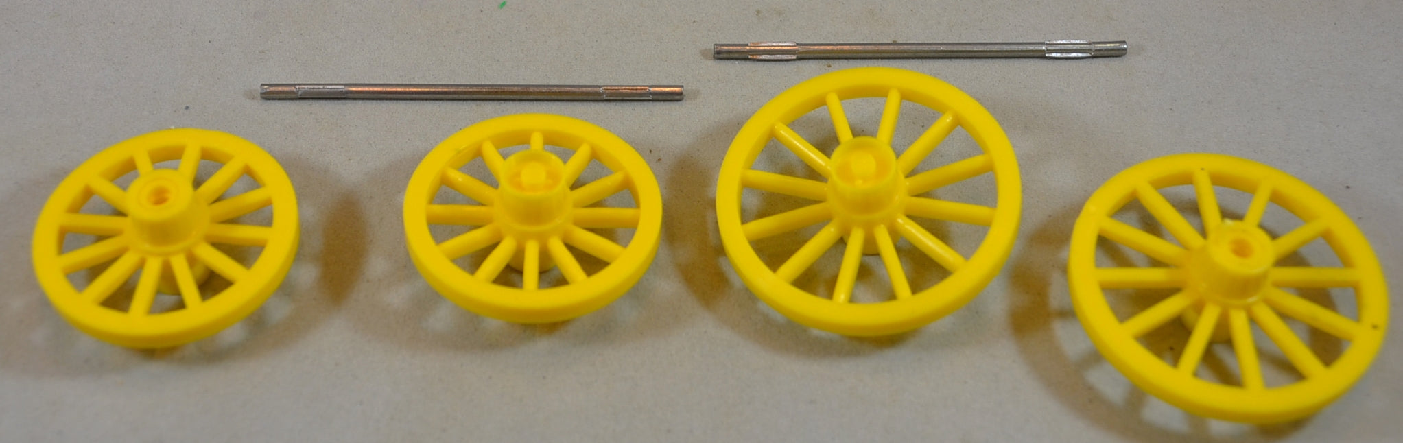 Marx Western Stagecoach Wagon Wheels Yellow – MicShaun's Closet