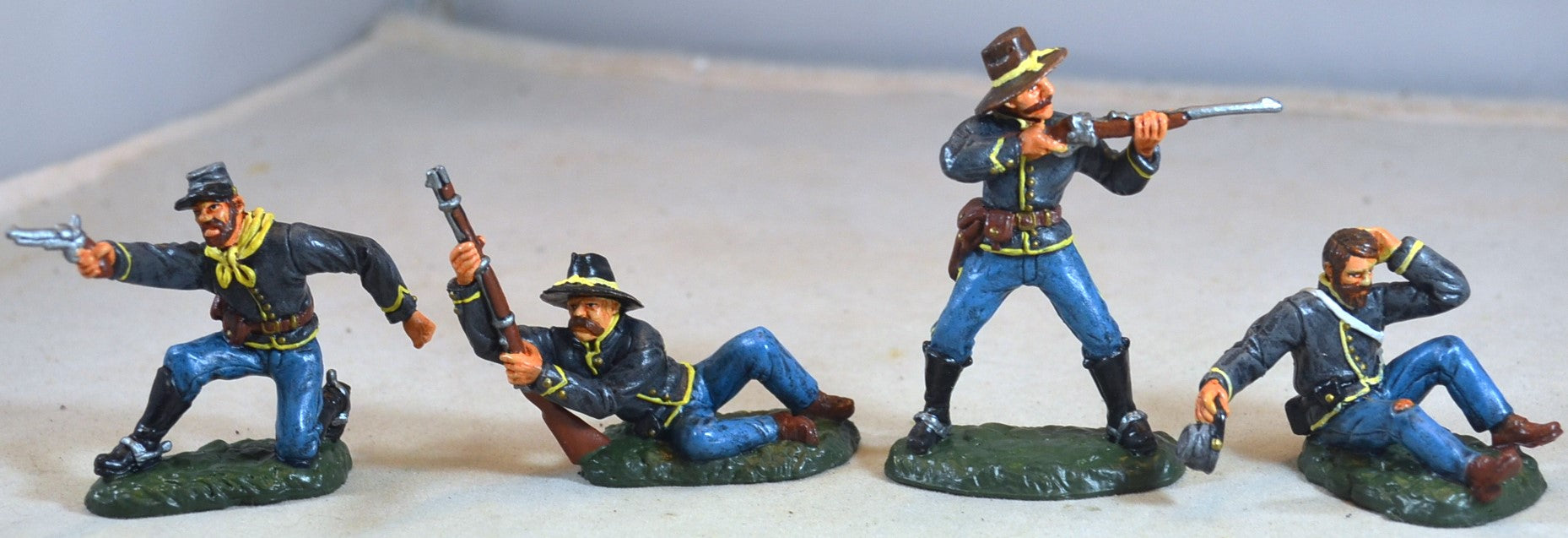 TSSD Painted Dismounted Confederate Infantry Cavalry Set #12 - Group 3 ...
