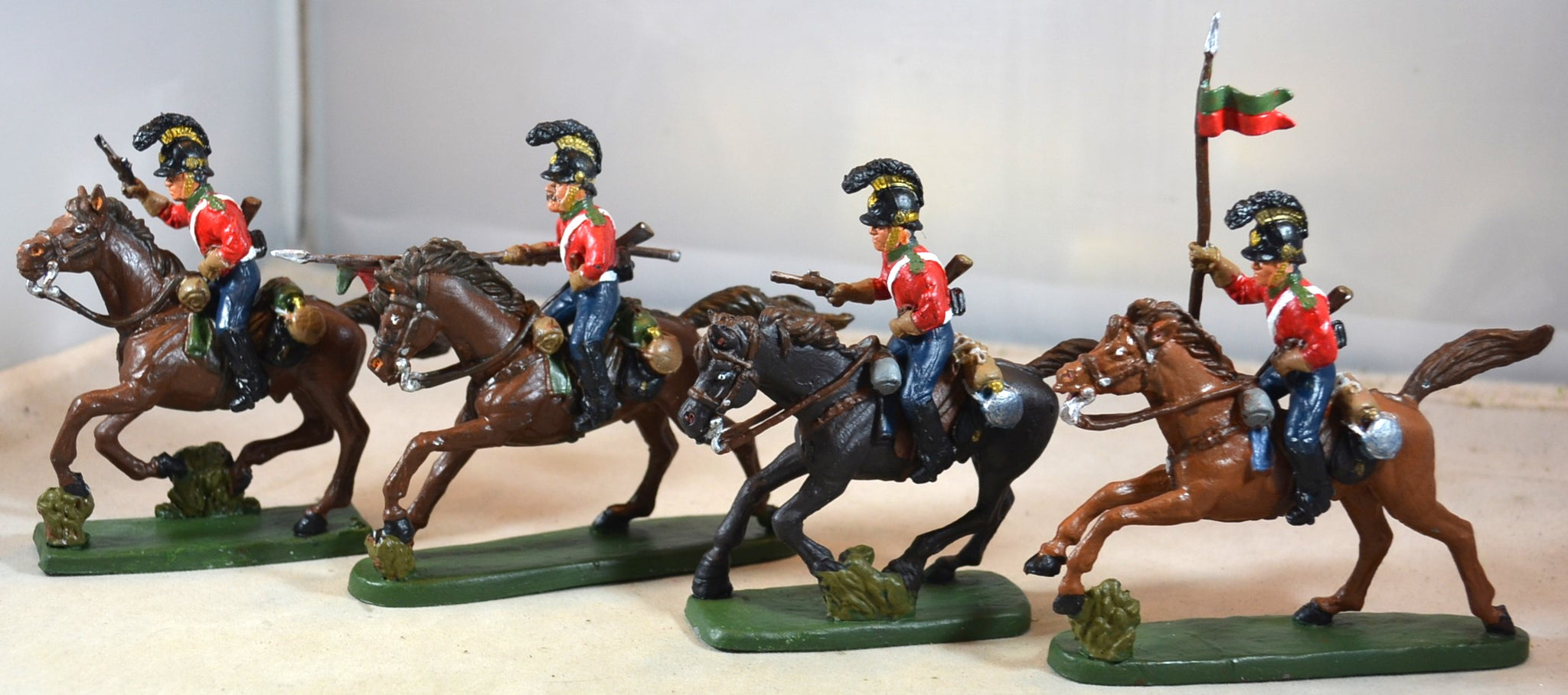TSSD Painted Mexican Lancer Cavalry Set #26 - 4 Piece Set – MicShaun's ...