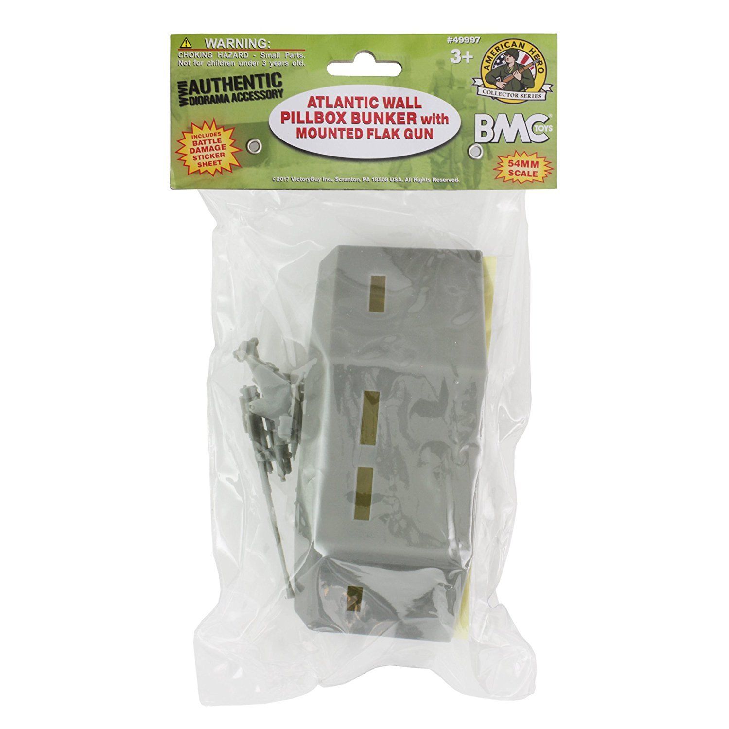 BMC WWII German Pillbox Bunker with Flak Gun – MicShaun's Closet